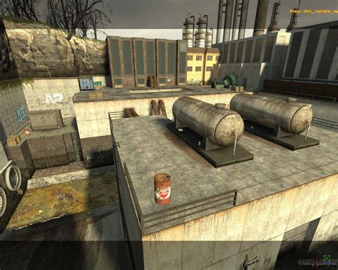 Dm Canals Works B1 Dm Half Life 2 Deathmatch Maps Source Warehouse Hl2