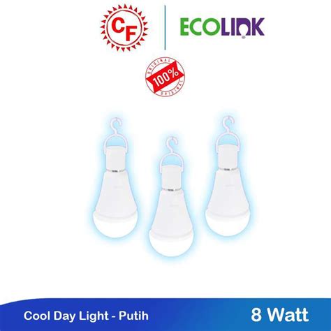 Jual Lampu Led Ecolink Watt Emergency Rechargeable Bulb Putih Di Seller Hemat Bogor Hb