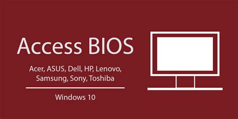 How To Access Bios On Your Pc