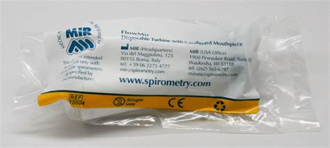 Spirometer Turbine Disposable Flowmir Each Online Medical Supplies