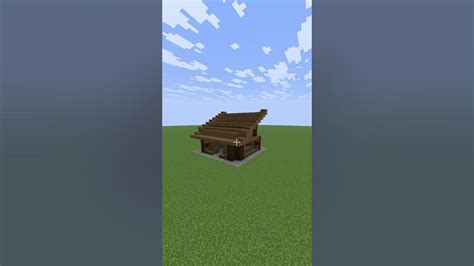 Easy Shack Build Minecraft Minecraft Building Youtube