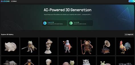Sudo Ai Ai Powered 3d Generation Aitoolnet