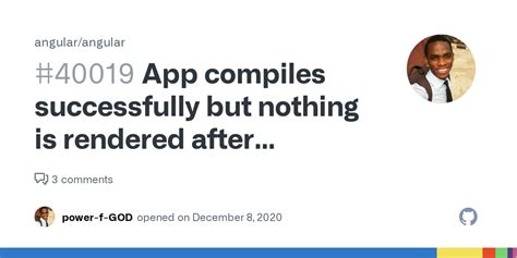 App Compiles Successfully But Nothing Is Rendered After Upgrade From Angular 10 To 11 · Issue