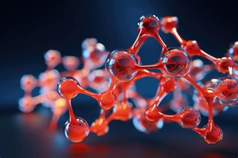 Premium Photo D Visualization Of Molecules