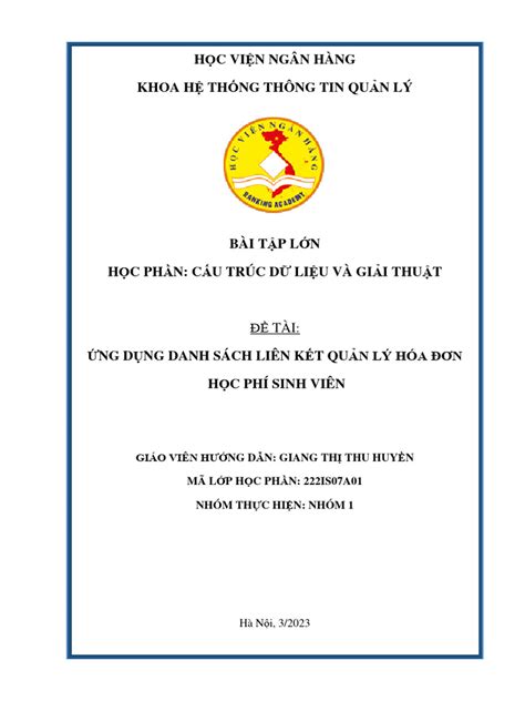 Báo Cáo Ctdl Gt Nhóm 1 Pdf
