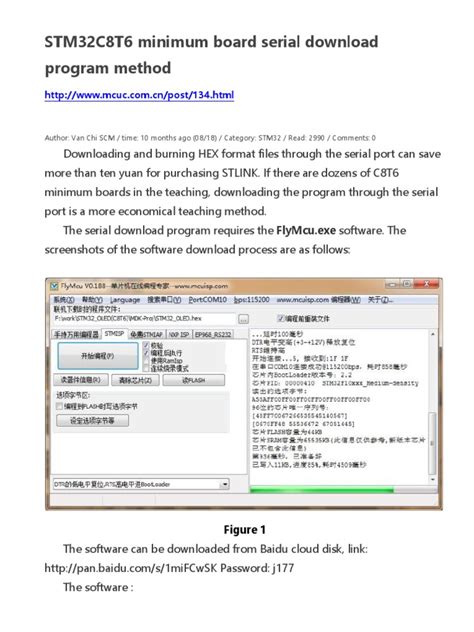 Stm32c8t6 Minimum Board Serial Download Program Method Pdf