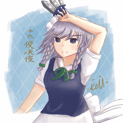 I Drew Sakuya~ Trying Out A Different Style D Touhou