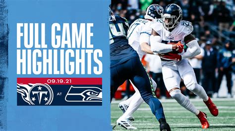 Titans Vs Seahawks Highlights Week 2 Game Highlights