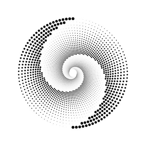 Spiral Halftone Vectors And Illustrations For Free Download