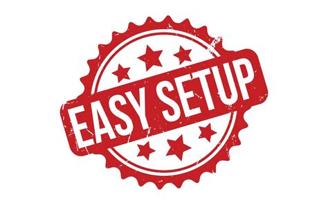 Easy Setup Rubber Stamp Seal Vector 22818522 Vector Art At Vecteezy