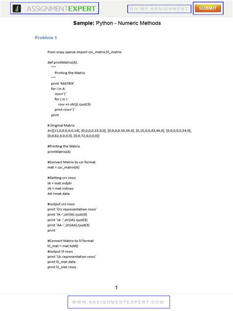 Numeric Methods Programming Python D 68256 Pdf Algebra