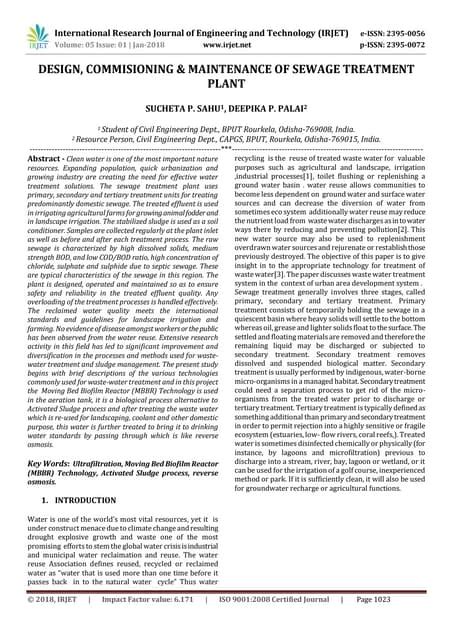 Sequencing Batch Reactors Pptx Chemistry Science