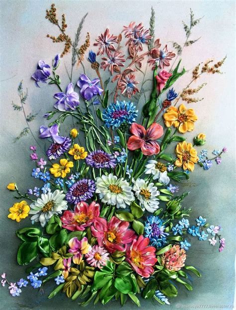 Пин от пользователя Галина Тун на доске 001Вышиваем Войлочная подушка с цветами Цветочное