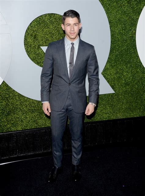 Nick Jonas Wears Calvin Klein Collection To Gq Men Of The Year Party The Fashionisto