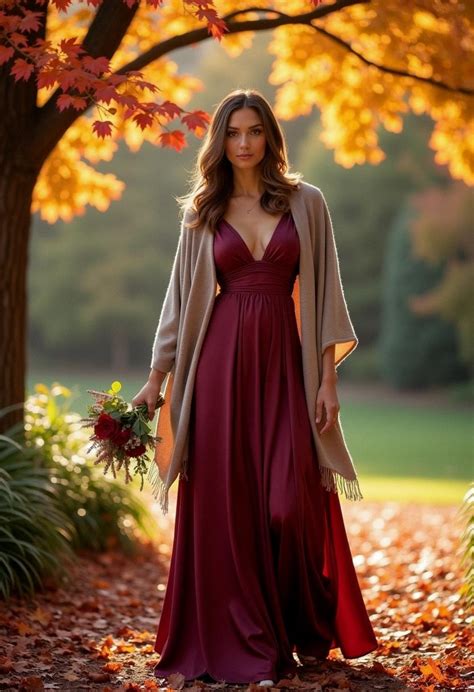 Stylish Fall Wedding Dress Guest Ideas