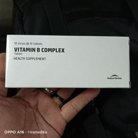 Jual Vitamin B Complex Kimia Farma 100tablet Shopee Indonesia