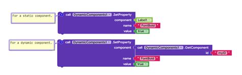 Bold Label On Dynamic Components Discuss Kodular Community