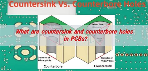 What Are Countersink And Counterbore Holes In Pcbs Pcb And Mcpcb Best Technology