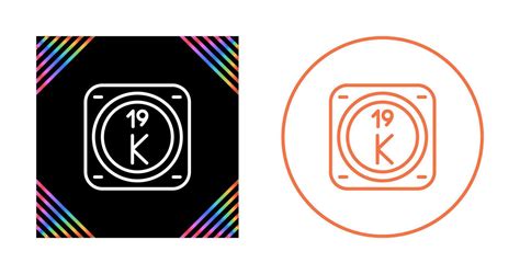 Potassium Vector Icon 40579830 Vector Art At Vecteezy