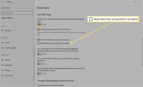 How To Turn Off Keyboard Sounds In Windows