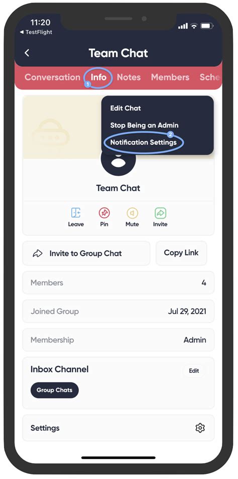 How To Change Notification Settings For Group Chat Group Chat Shout Help Center