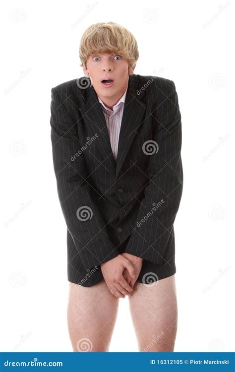 Caught With Pants Down Stock Image Image Of Model Adult 16312105