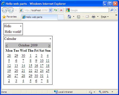 Web Parts Webparts In Stack Overflow