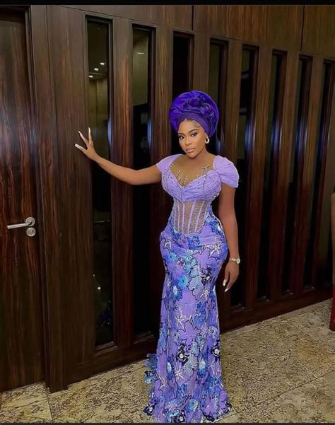 Gorgeous Aso Ebi Styles For Stunning Women Reny Styles