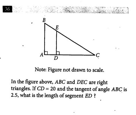 How To Do This Math Triangle Question Sat