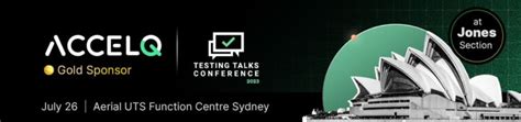 Accelq At Sydneys 2023 Testing Talks Conference