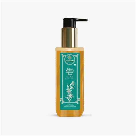 Ashpveda Ayurvedic Natural Radiant Kashmiri Saffron And Neem Herbal Face