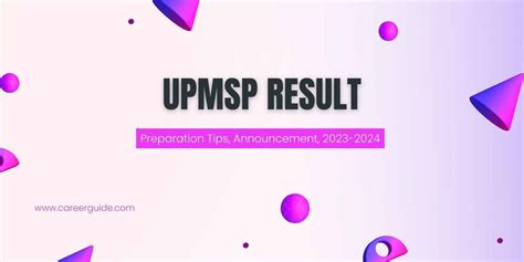 Upmsp Result Preparation Tips Announcement 2023 2024 Careerguide