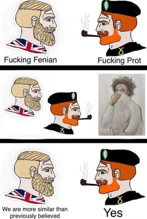 Fucking Fenian Fucking Prot We Are More Similar Than Previously