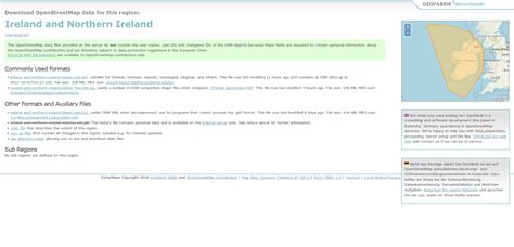 GIS Data Sources Ireland TechnicalGIS