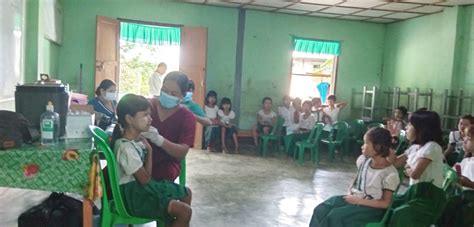 မြောက်ဦးမြို့နယ်အတွင်းရှိ အခြေခံပညာကျောင်းများတွင် သားအိမ်ခေါင်းကင