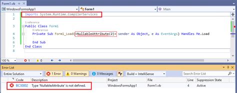 Vb Winforms Project Form Event Doesnt Generated Correctly When Add The Form Event From Formvb