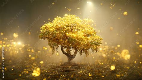 Green And Gold Tree Wallpaper At Rebecca Skinner Blog