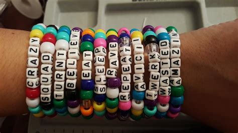 20 Custom Kandi Bracelets Edm Rave Plur Rave Bracelet Rave Candy