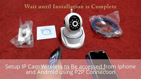 Howto Setup Ip Cam Wireless Cctv Using P P For Iphone And Android Youtube