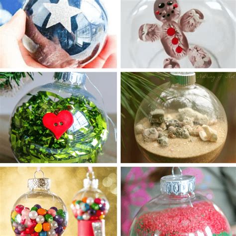 Acrylic Fillable Light Bulb Ornaments
