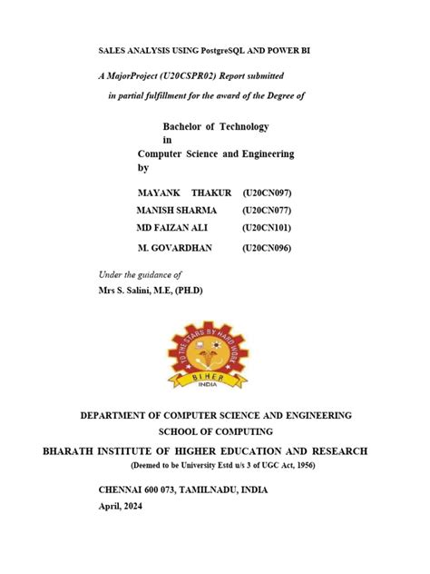 Major Project Report Pdf Data Analysis Market Segmentation