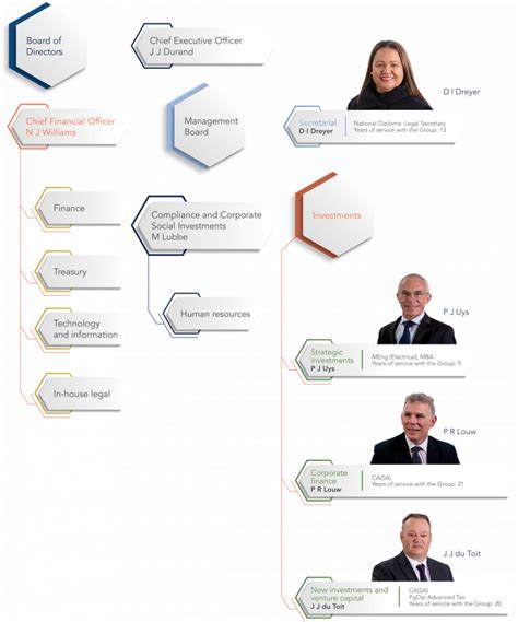 Executive Management Structure Remgro Limited