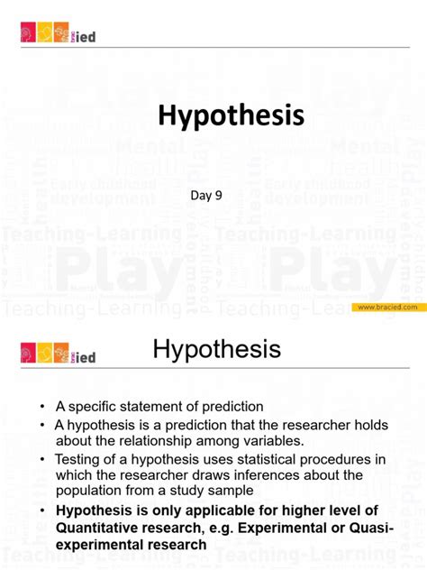 hypothesis sampling day9 pdf sampling statistics hypothesis