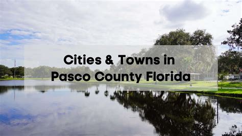 Explore Pasco County Cities 🗺️ Cities In Pasco County Fl Map