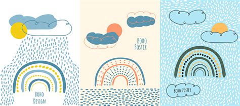 벡터 그림입니다 현대 미술 배경 컬렉션 다채로운 무지개 책 표지 페이지 템플릿 인쇄 카드 브로셔 잡지 포스터를 위한 손으로 그린