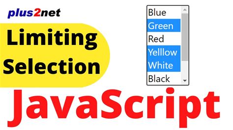 restricting number of user selections from dropdown listbox multi