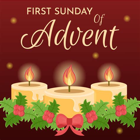 First Sunday Of Advent 2022 Clipart
