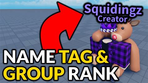 Nametags With Group Rank Roblox Scripting Tutorial Youtube