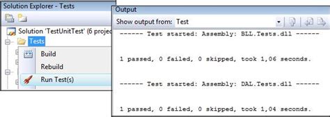 How Do I Run Unit Tests In Different Folders Projects Separately In Visual Studio Stack
